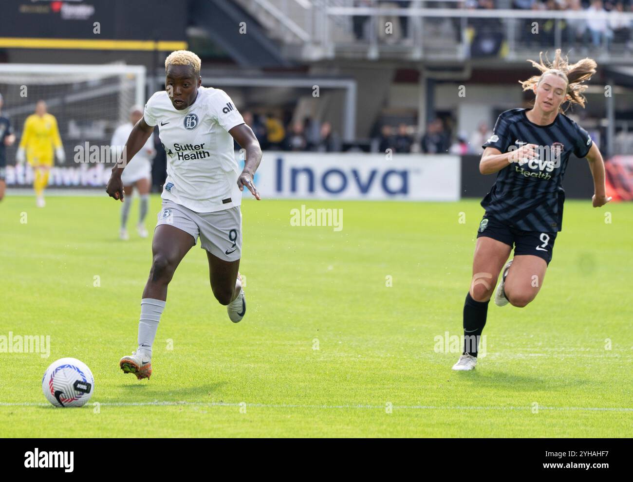 Washington, USA. 10th Nov, 2024. WASHINGTON, DC - NOVEMBER 10: Bay FC ...