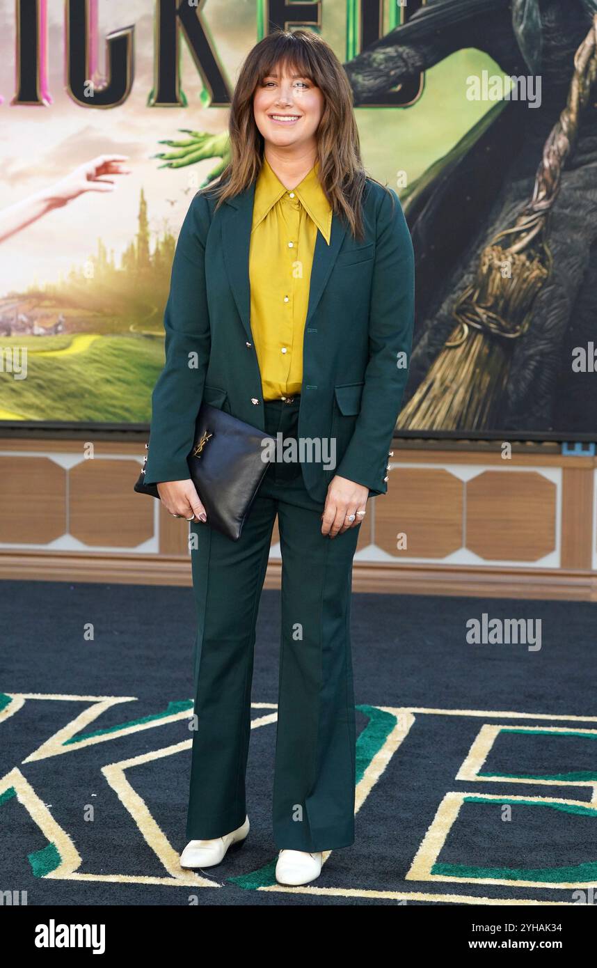 Ashley Tisdale arrives at the premiere of "Wicked" on Saturday, Nov. 9 ...