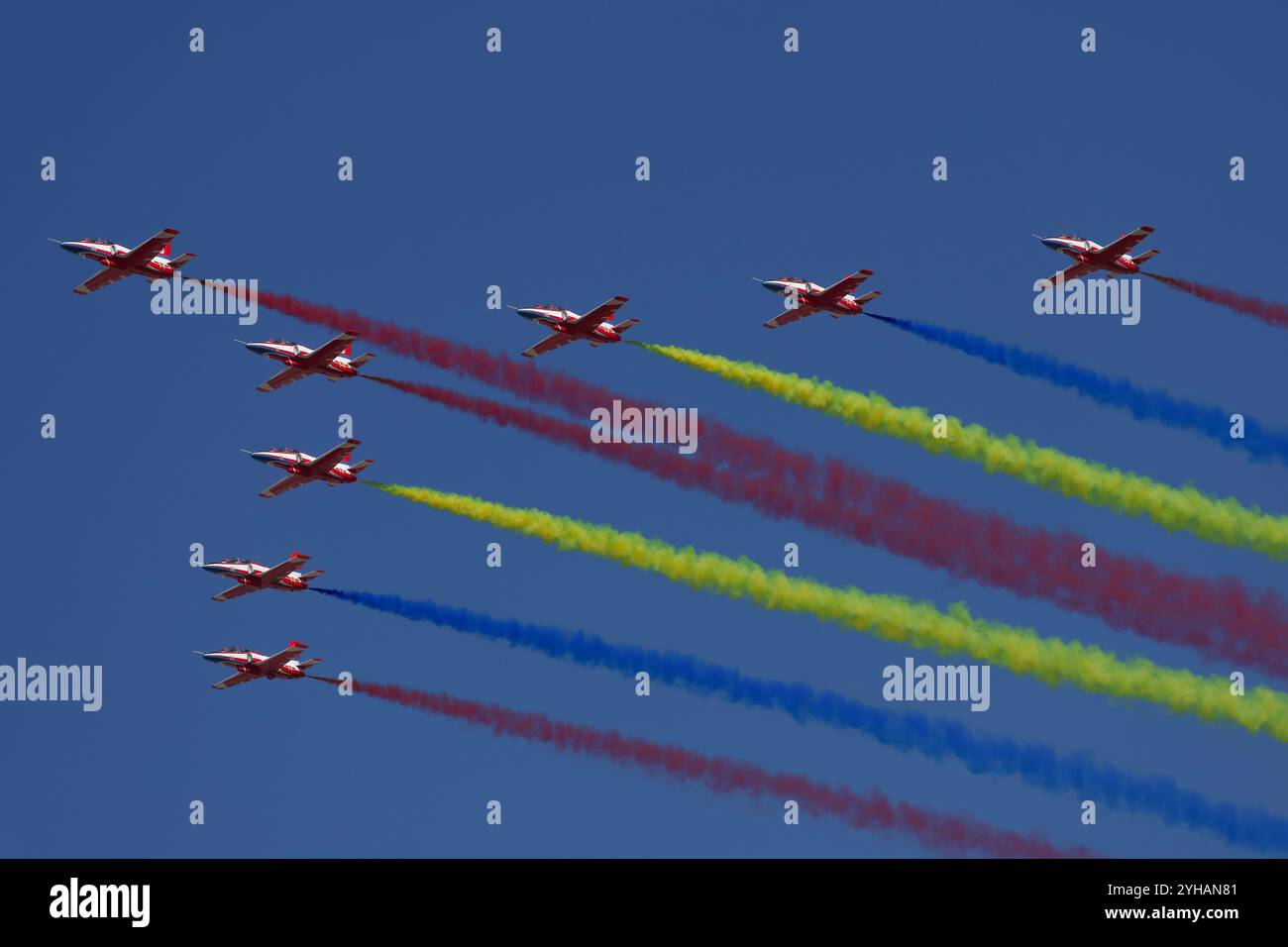Zhuhai,China.8th November 2024. The Chinese Air Force's "Red Eagle ...