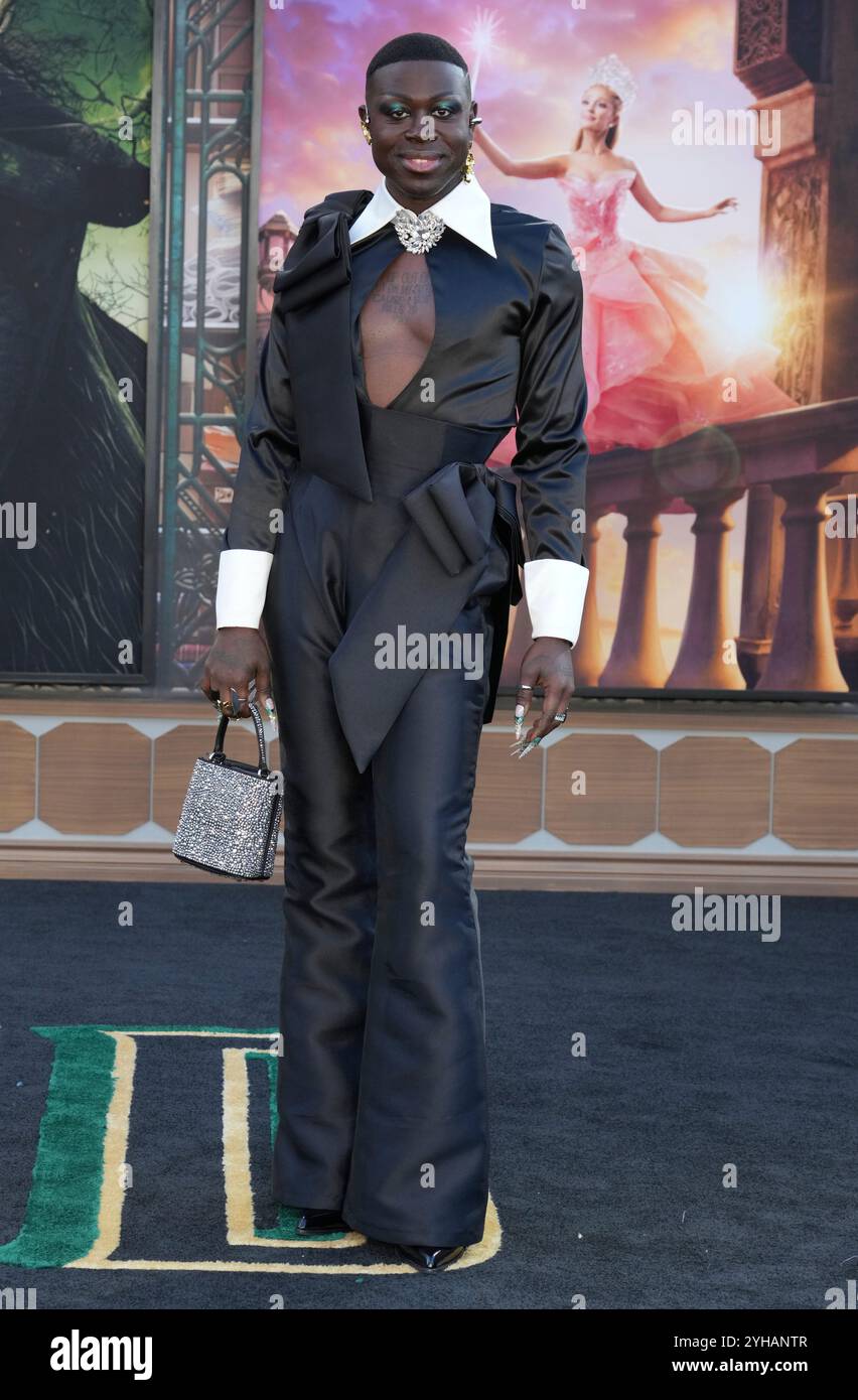 Bob the Drag Queen arrives at the premiere of "Wicked" on Saturday, Nov ...