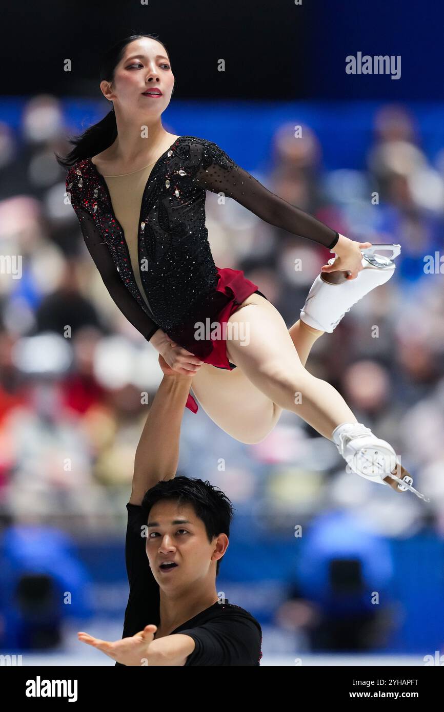 Tokyo, Japan. 9th Nov, 2024. Riku Miura & Ryuichi Kihara (JPN) Figure Skating : ISU Grand Prix ...