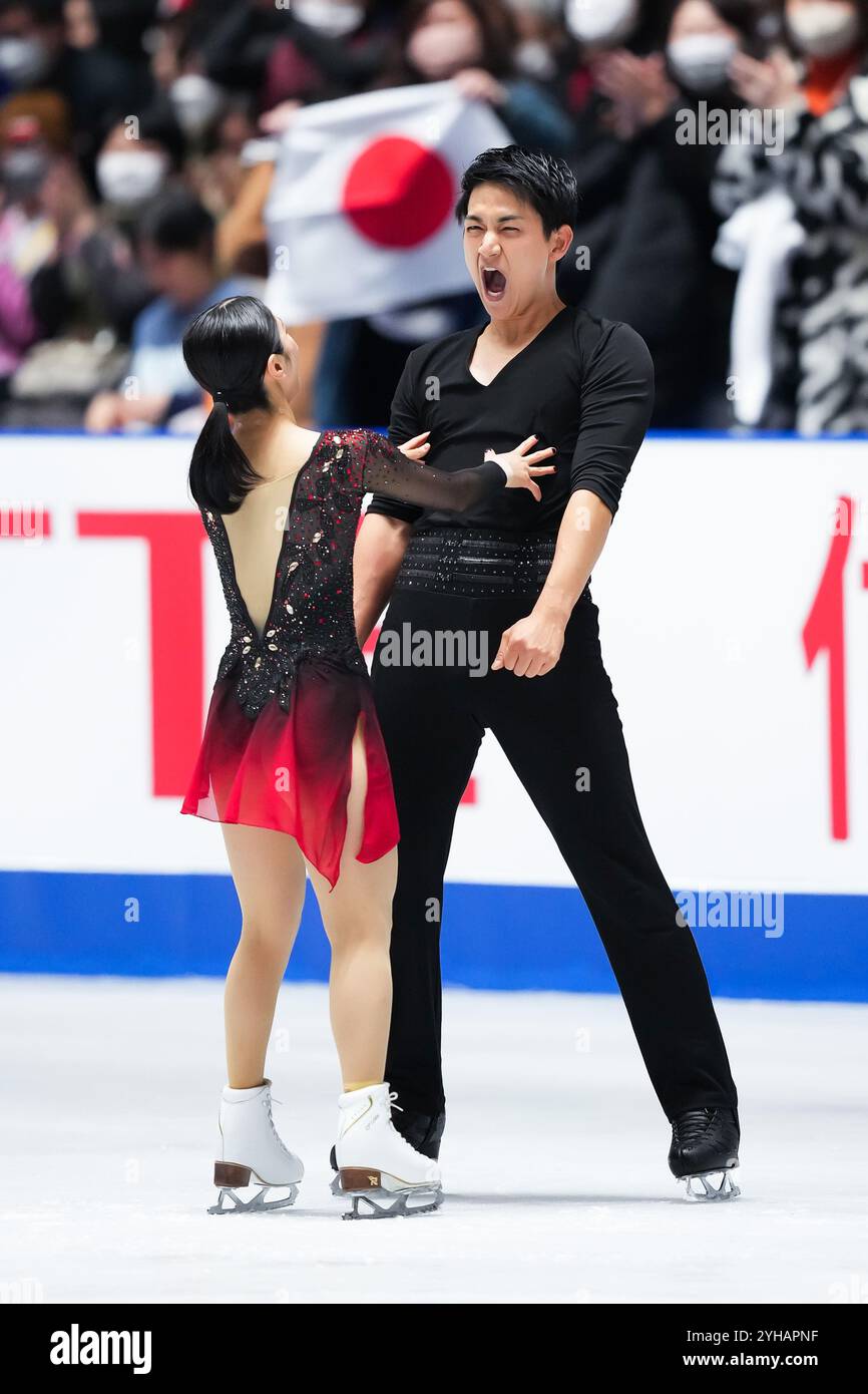 Tokyo, Japan. 9th Nov, 2024. Riku Miura & Ryuichi Kihara (JPN) Figure Skating : ISU Grand Prix ...