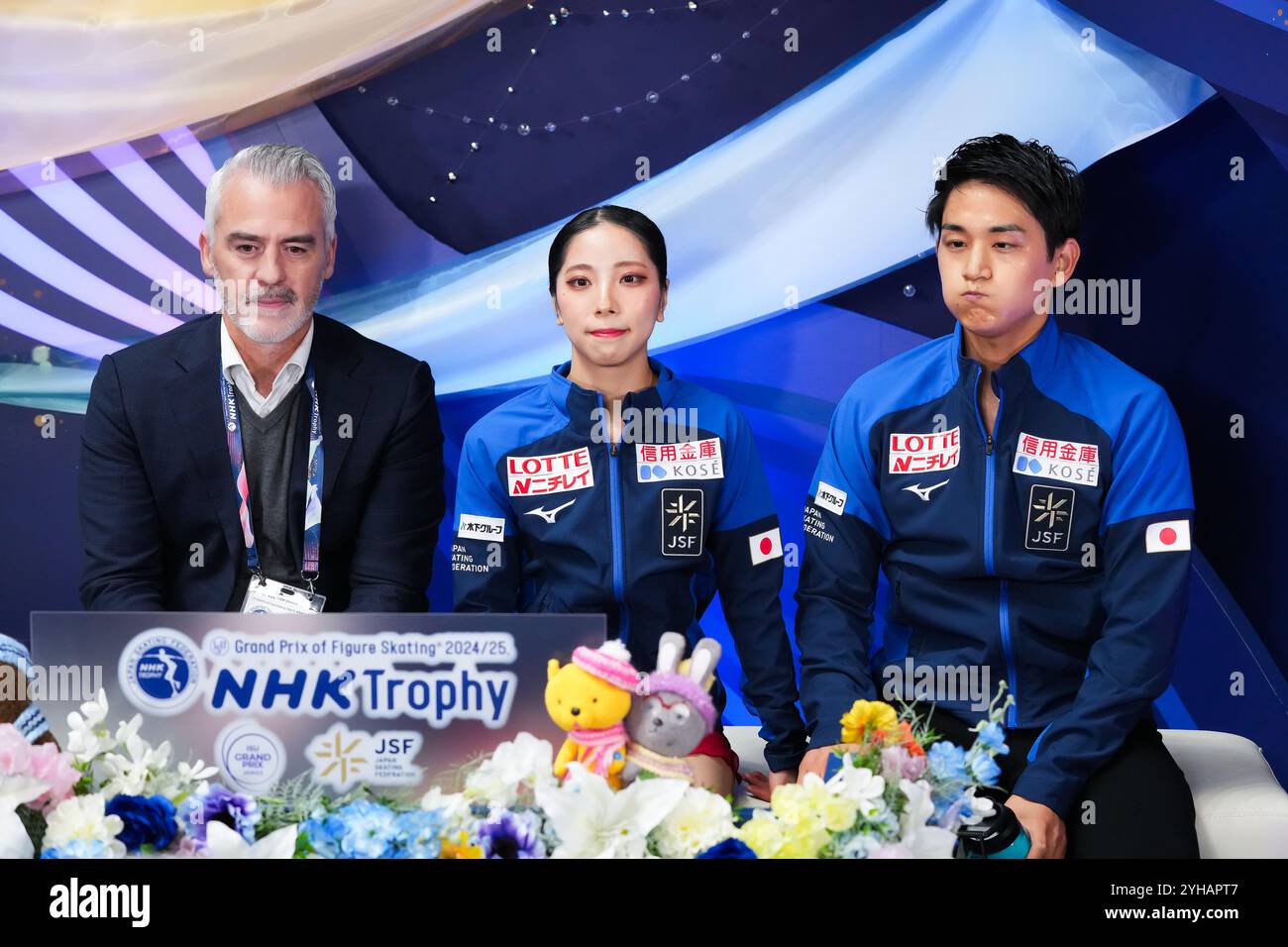 Tokyo, Japan. 9th Nov, 2024. Riku Miura & Ryuichi Kihara (JPN) Figure Skating : ISU Grand Prix ...