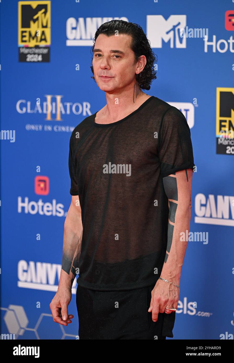 Manchester, UK. November 10th, 2024. Gavin Rossdale arriving at the MTV ...