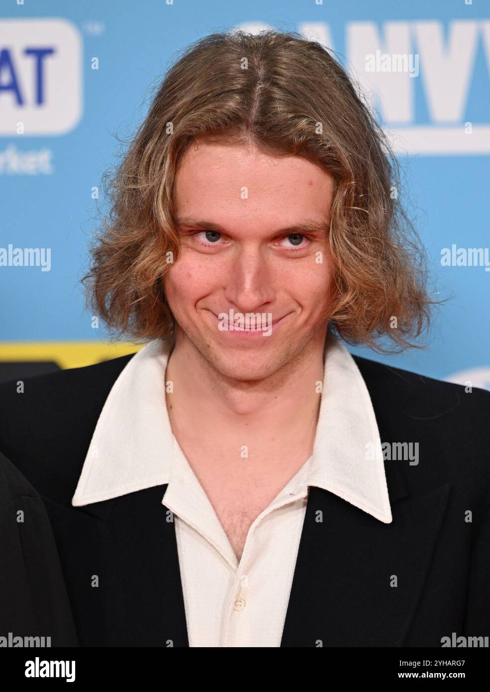 Manchester, UK. November 10th, 2024. Myles Kellock of Blossoms arriving ...