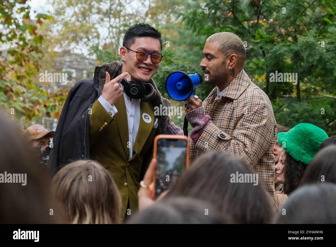 Hundreds gathered for a Harry Styles lookalike competition with a dozen ...