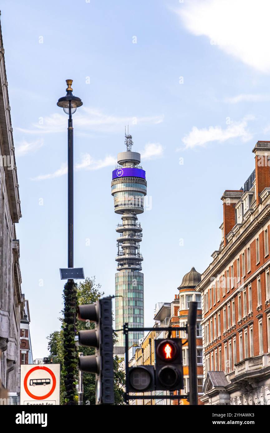 London, UK- September 19, 2024: Iconic BT Tower in London s Cityscape ...