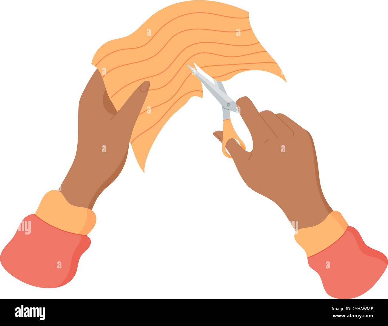 Woman hands sewing Cut Out Stock Images & Pictures - Alamy