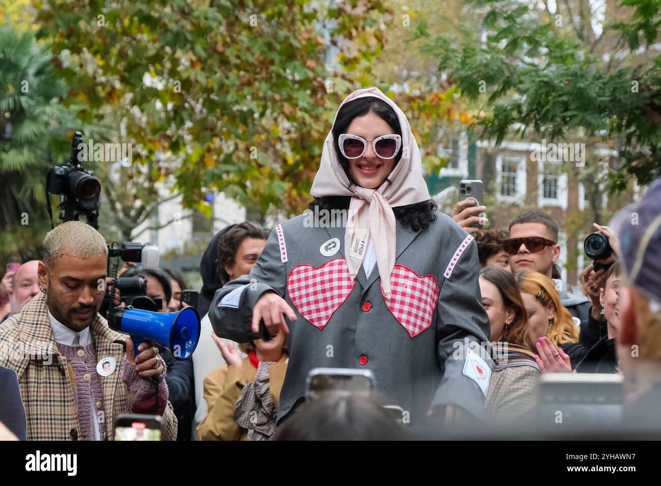 Hundreds gathered for a Harry Styles lookalike competition with a dozen ...