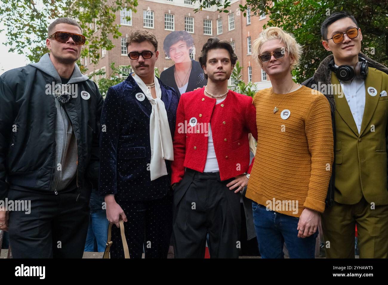 Hundreds gathered for a Harry Styles lookalike competition with a dozen ...