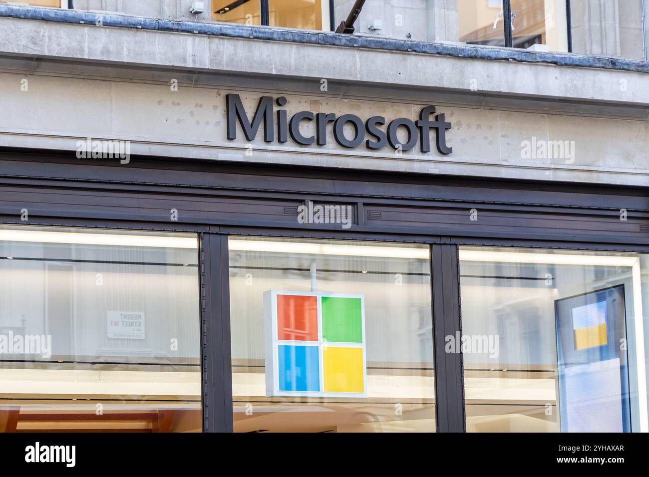 London, UK- September 19, 2024: Microsoft Store Front in London Stock ...