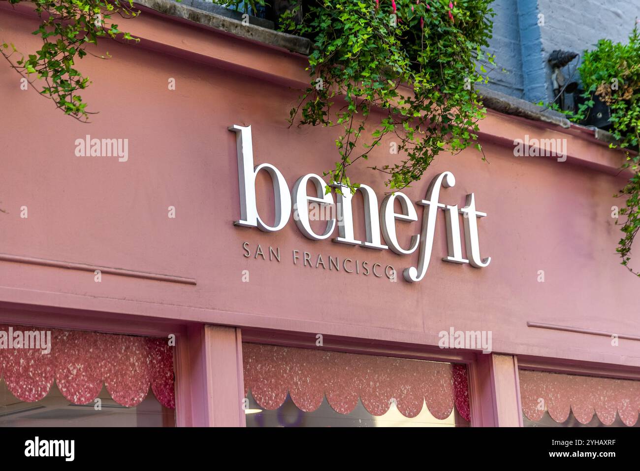 London, UK- September 19, 2024: Chic Benefit Cosmetics Storefront in ...