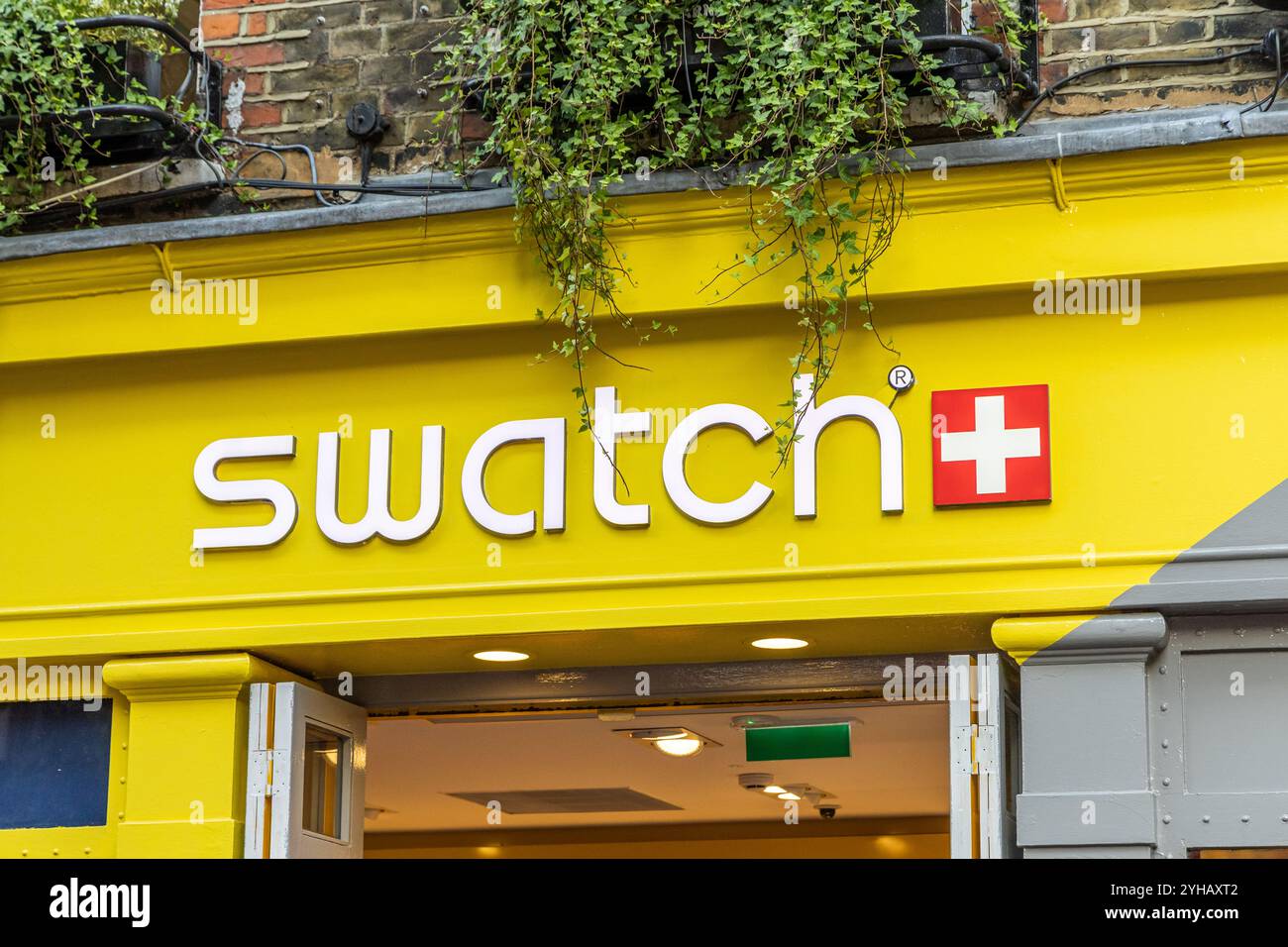 London, UK- September 19, 2024: Swiss Watch Brand Swatch Retail Outlet ...