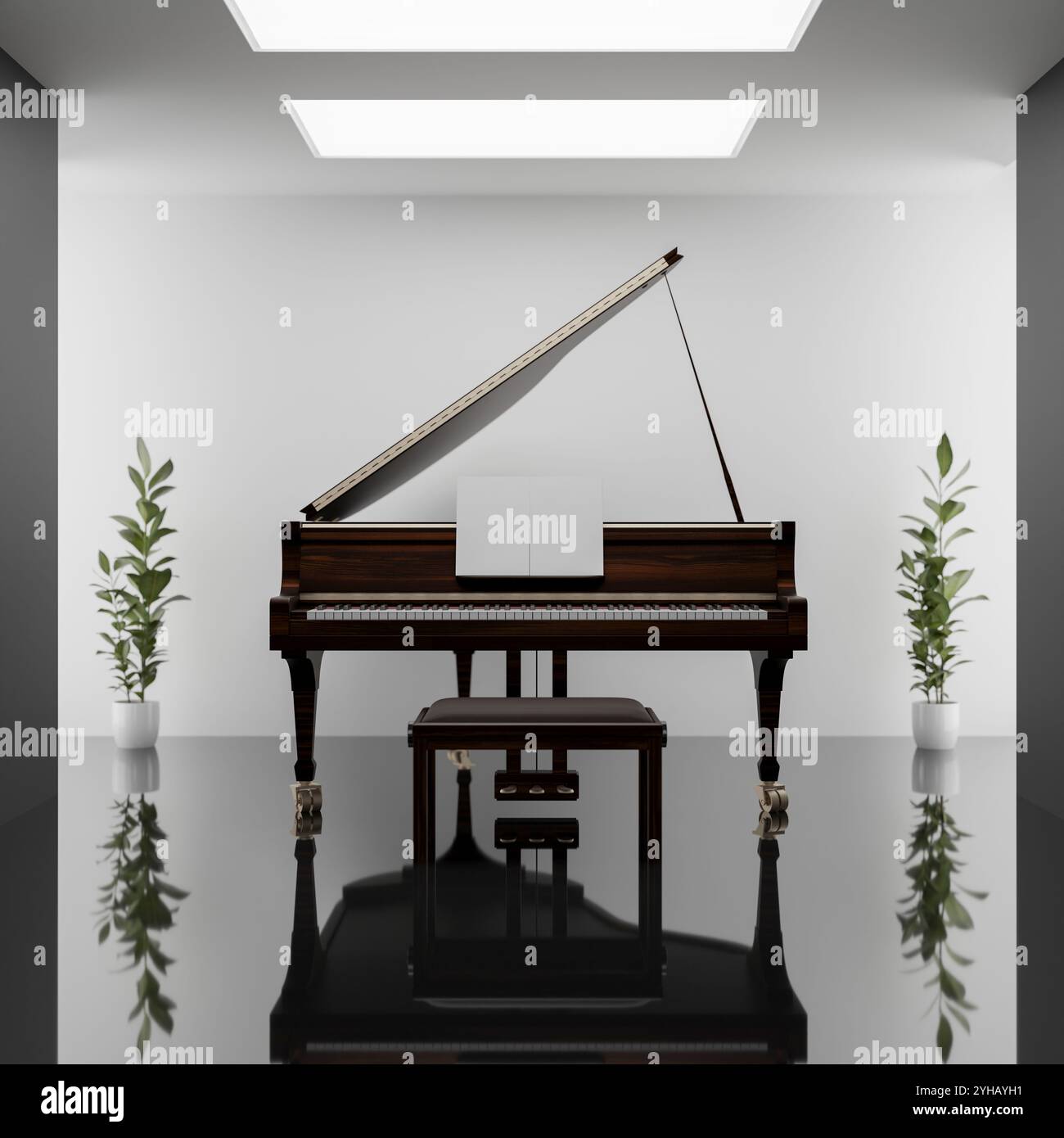 Piano showroom hi-res stock photography and images - Alamy
