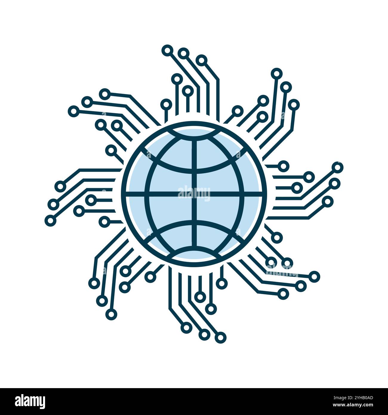 AI-artificial intelligence icon, symbol, technology system and ...