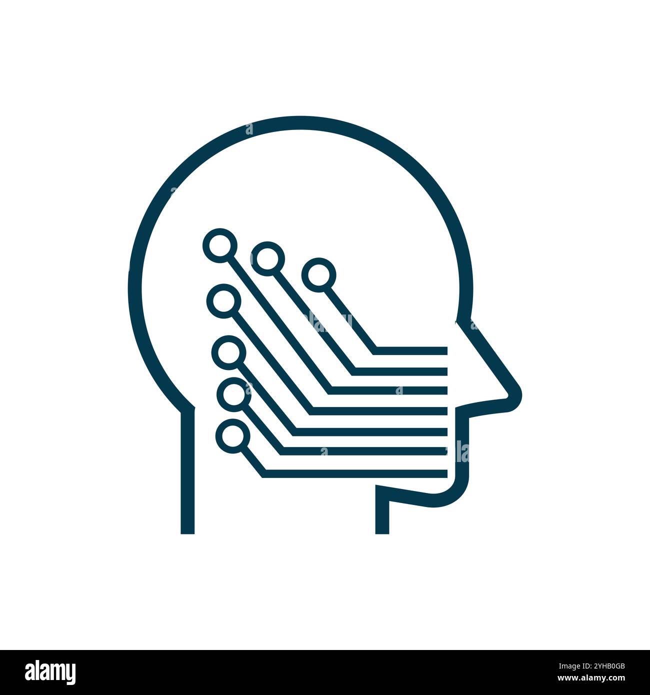 Machine learning outline icons Stock Vector Images - Alamy