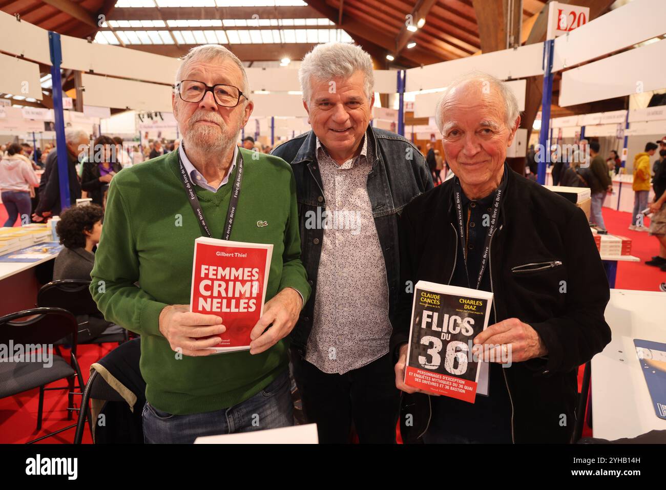 From crime to books: (from left to right) Gilbert Thiel, former ...