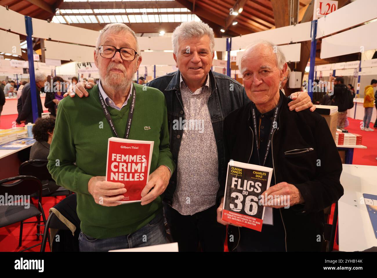 From crime to books: (from left to right) Gilbert Thiel, former ...