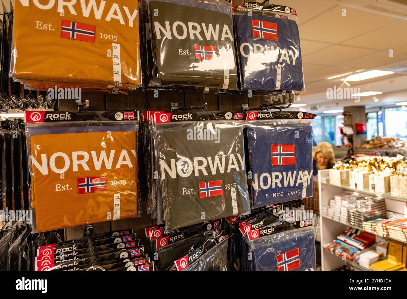 Shop geiranger village hi-res stock photography and images - Alamy