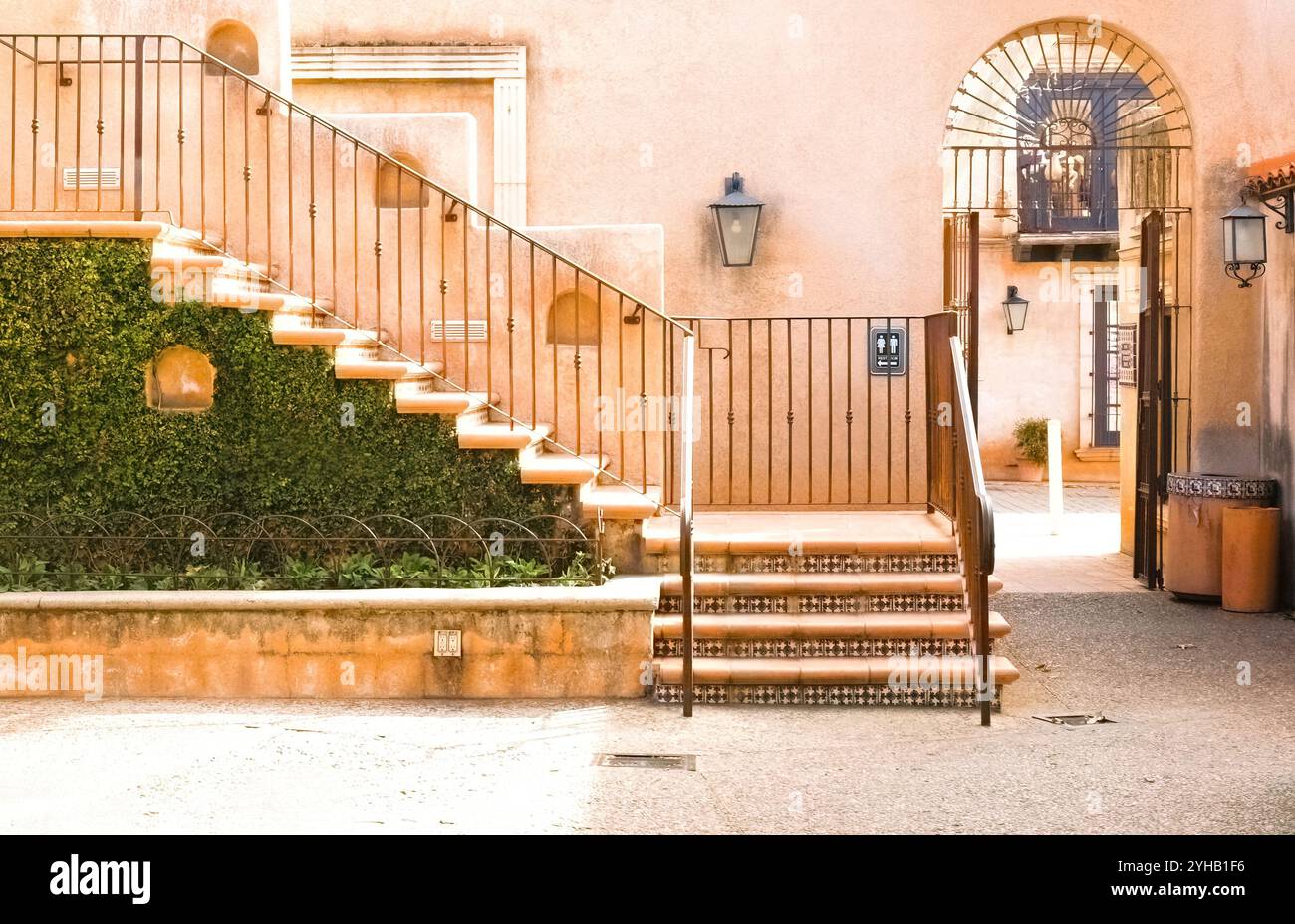 Lovely building entrance and very attractive stairway Stock Photo - Alamy