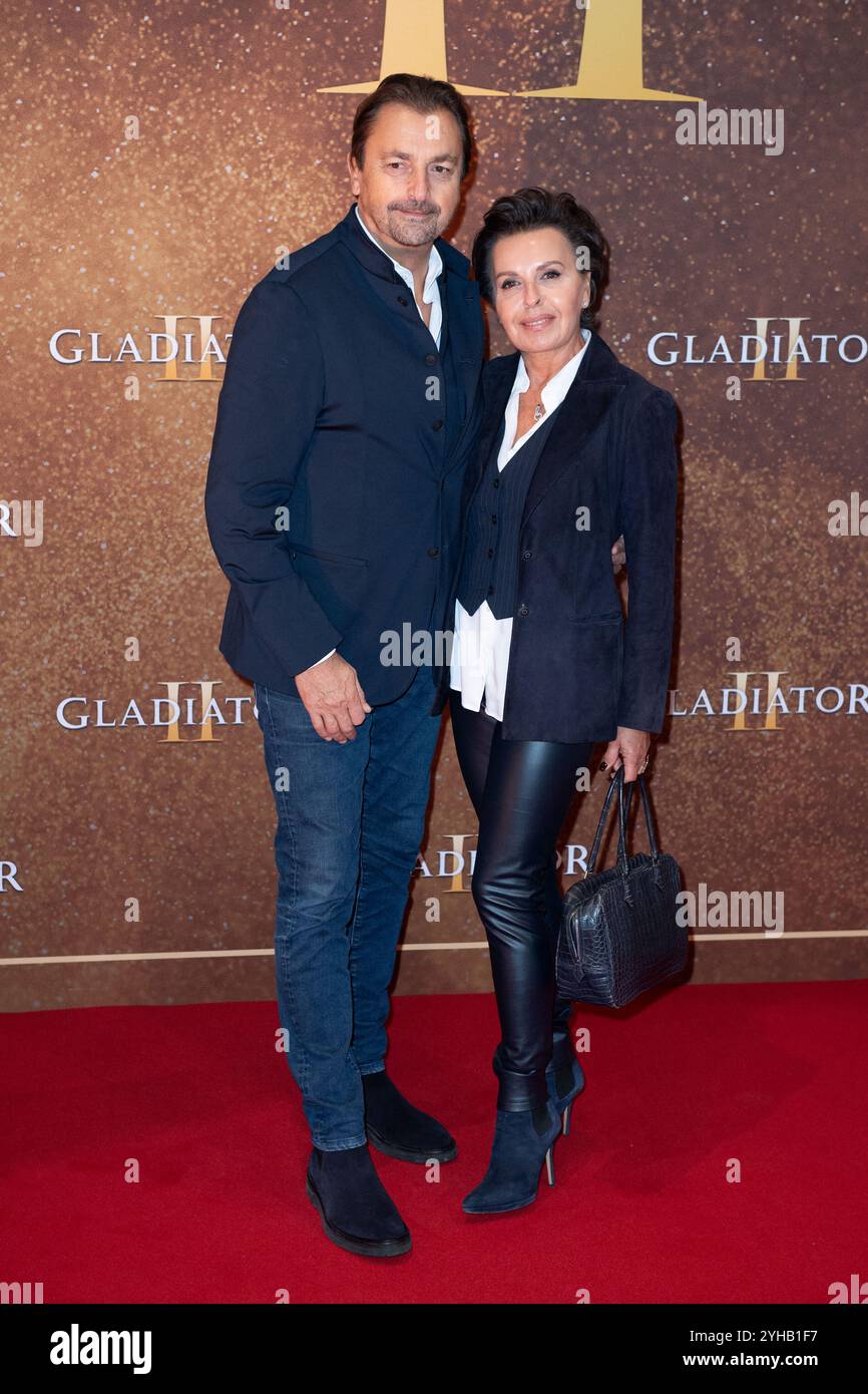 Paris, France. 10th Nov, 2024. Henri Leconte and Maria Dowlatshahi ...