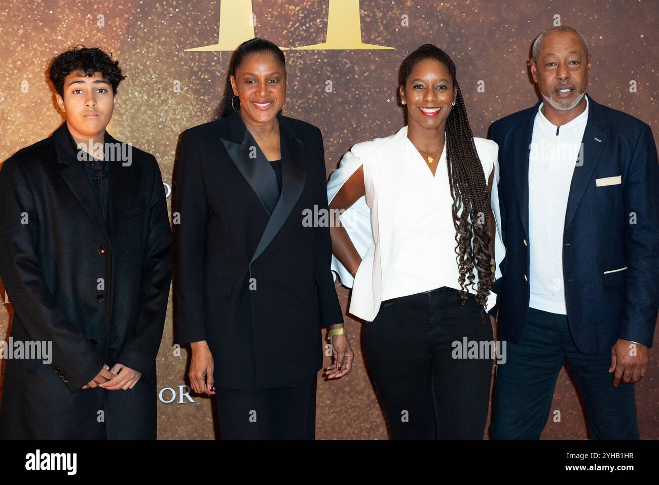 Paris, France. 10th Nov, 2024. Nolan Foucras, Marie-Jose Perec, Malia ...