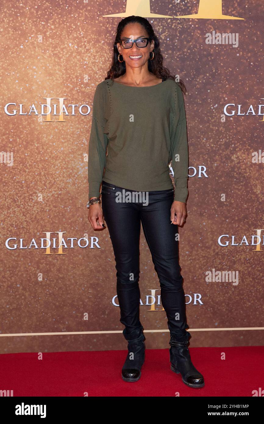 Paris, France. 10th Nov, 2024. Christine Arron attending the Gladiator ...