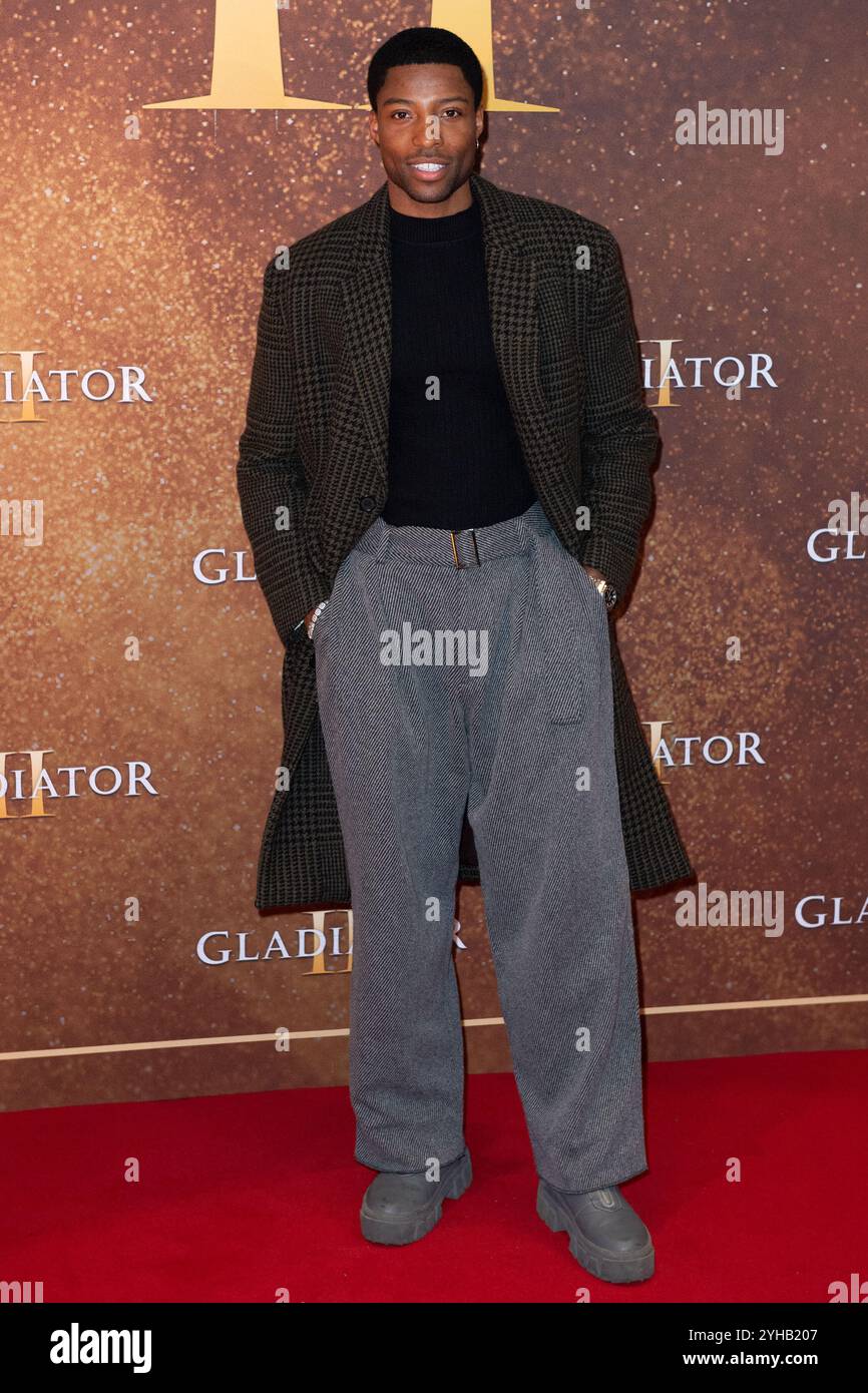 Paris, France. 10th Nov, 2024. Marvin Anthony attending the Gladiator ...