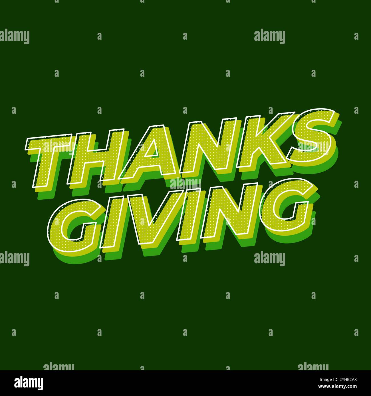 Thanksgiving text effect design in bold font with 3D style Stock Vector ...