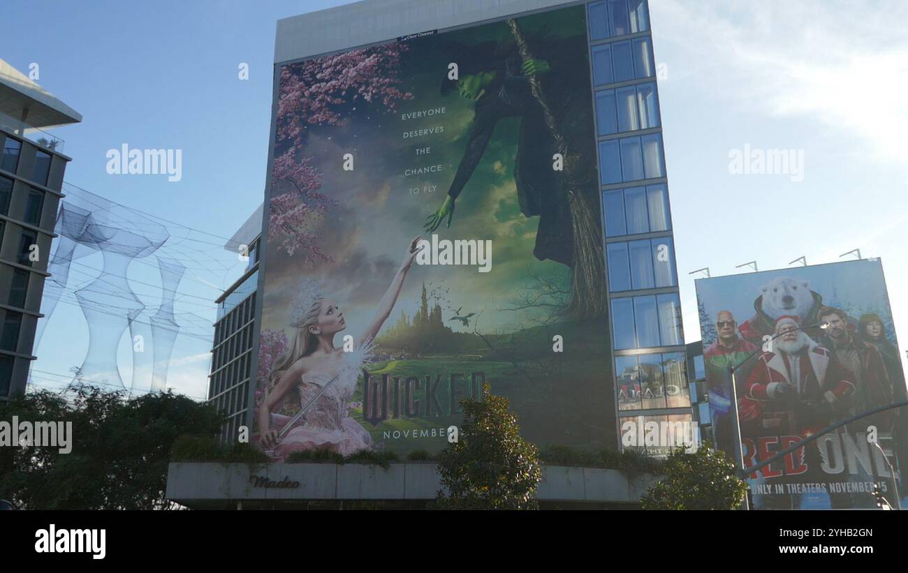 Los Angeles, California, USA 10th November 2024 Wicked Billboard with ...