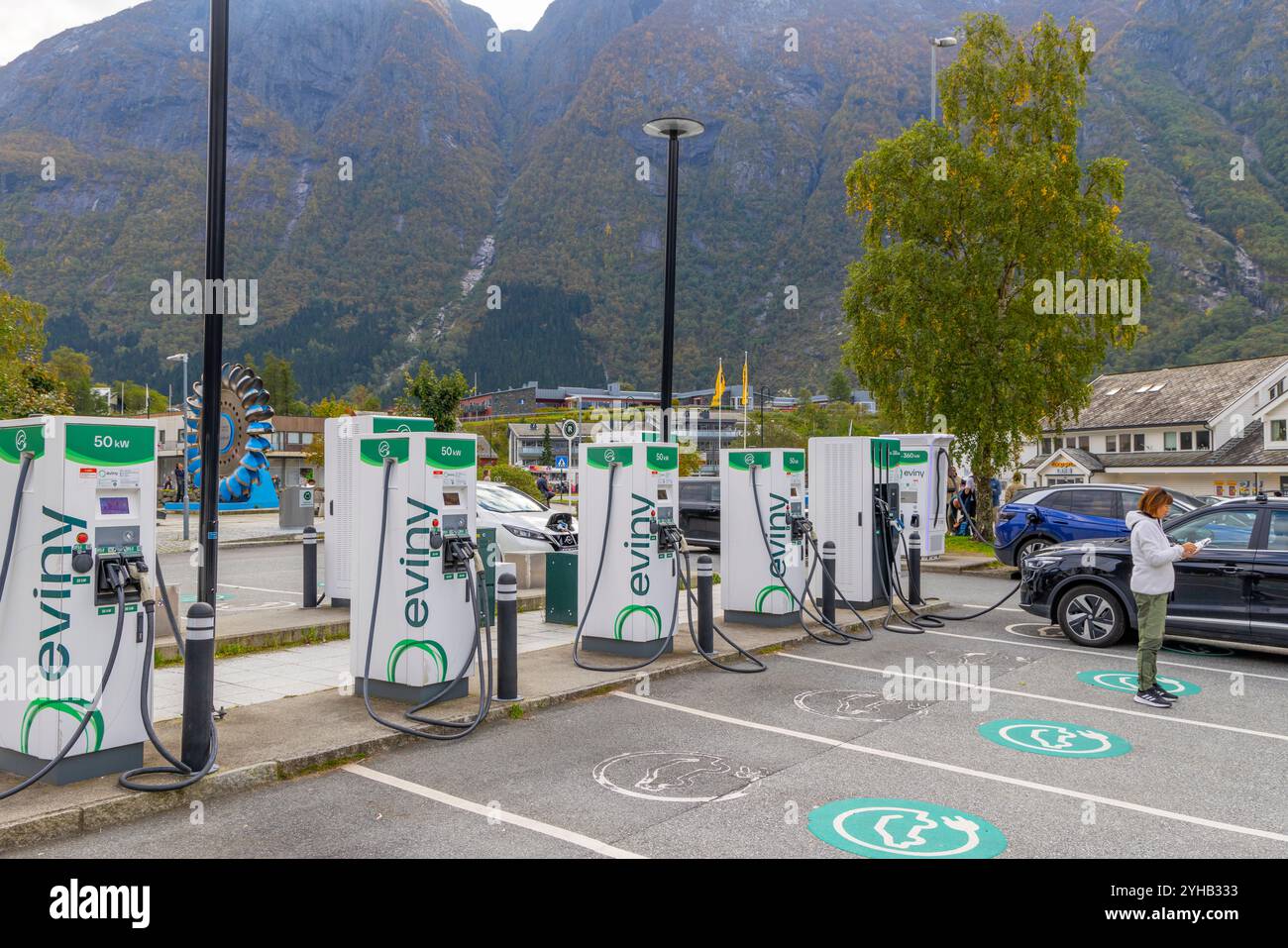 Norway ev charging hi-res stock photography and images - Alamy