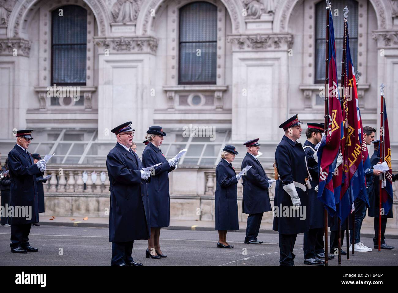London, UK. 10th Nov, 2024. Remembrance Day Cenotaph Parade 2024. On ...