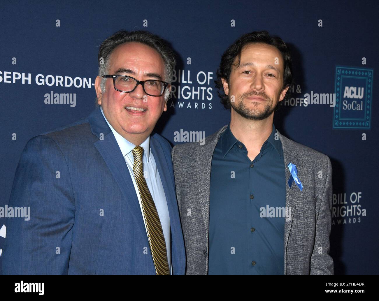 Beverly Hills, Ca. 10th Nov, 2024. Hector Villagra and Joseph Gordon ...
