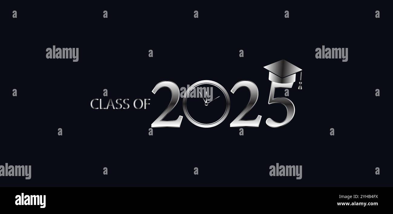 Embracing the Next Generation Saluting the Class of 2025 Stock Vector ...