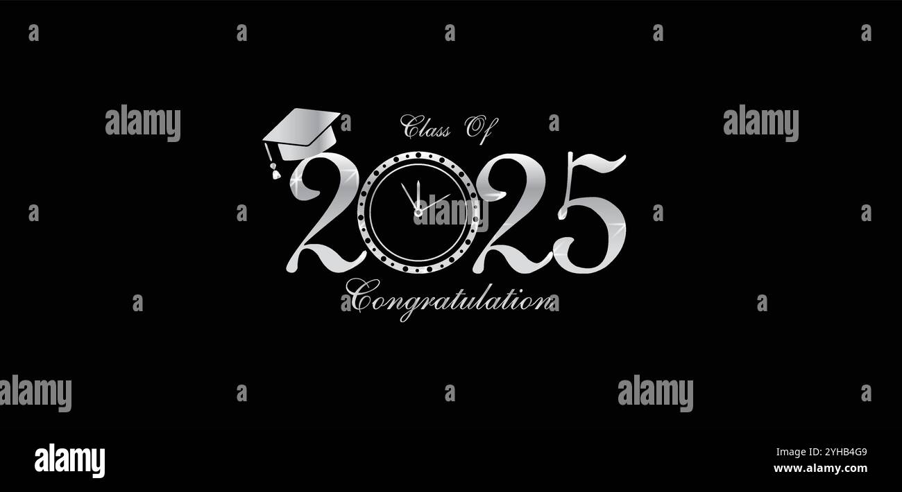 Embracing the Next Generation Saluting the Class of 2025 Stock Vector ...