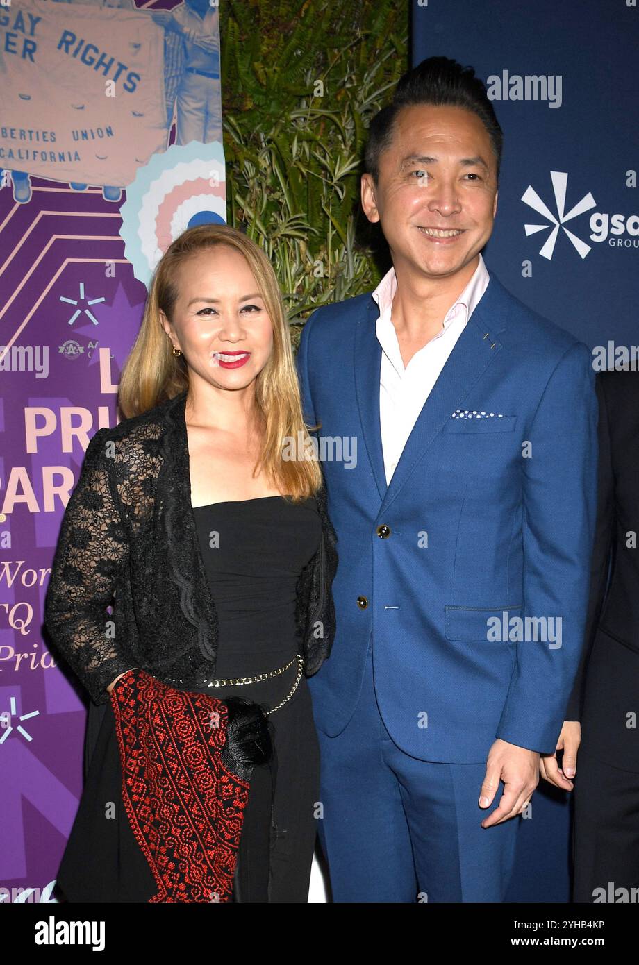 Beverly Hills, Ca. 10th Nov, 2024. Lan Duong and Viet Thanh Nguyen at the ACLU SoCal Bill of ...