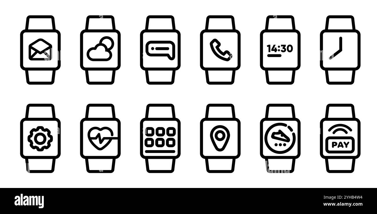 Wearables device Black and White Stock Photos & Images - Alamy