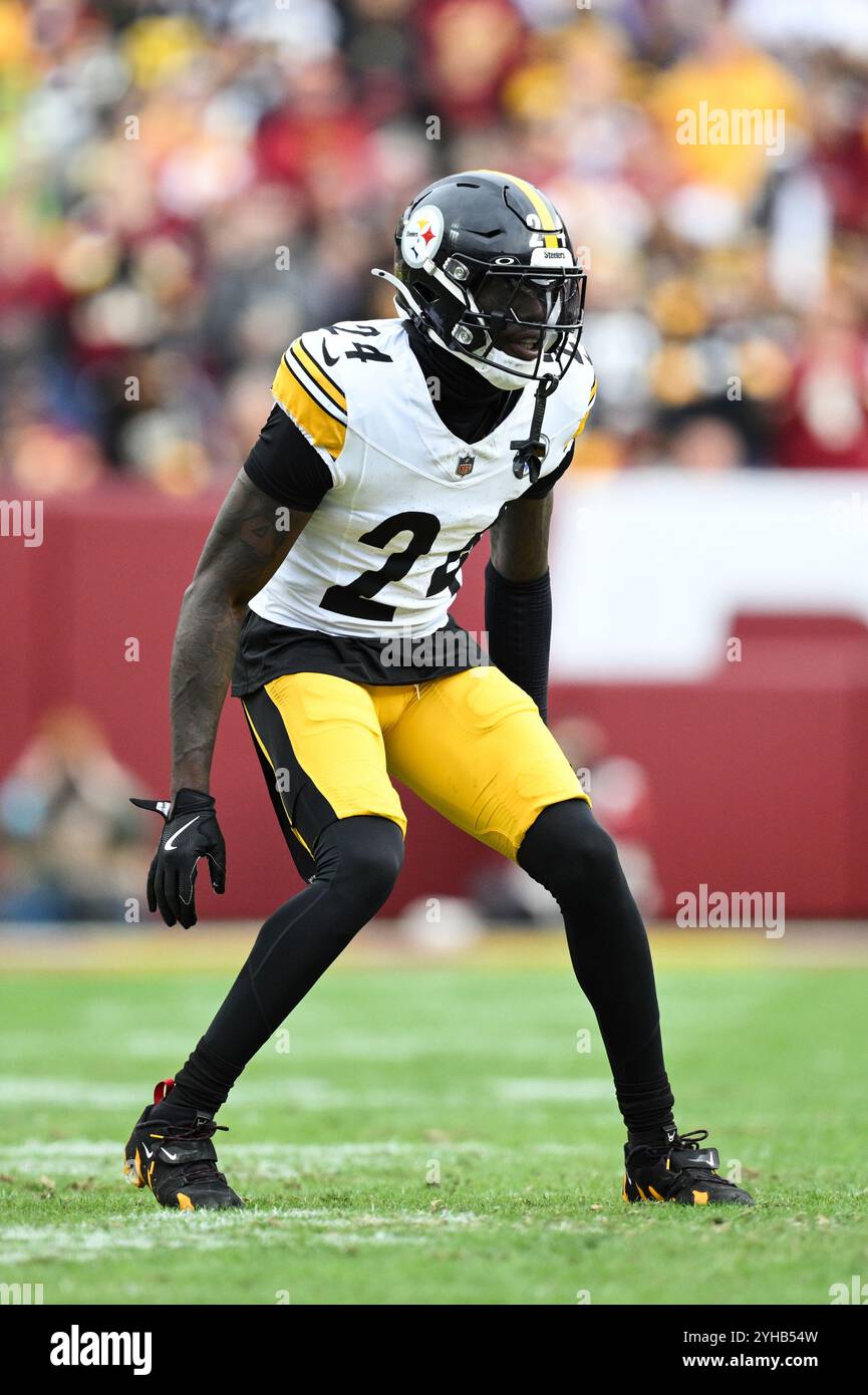 Pittsburgh Steelers cornerback Joey Porter Jr. (24) in action during ...