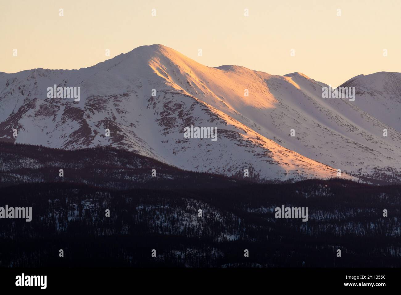 Winter mountain landscape views near Banff National Park in November ...
