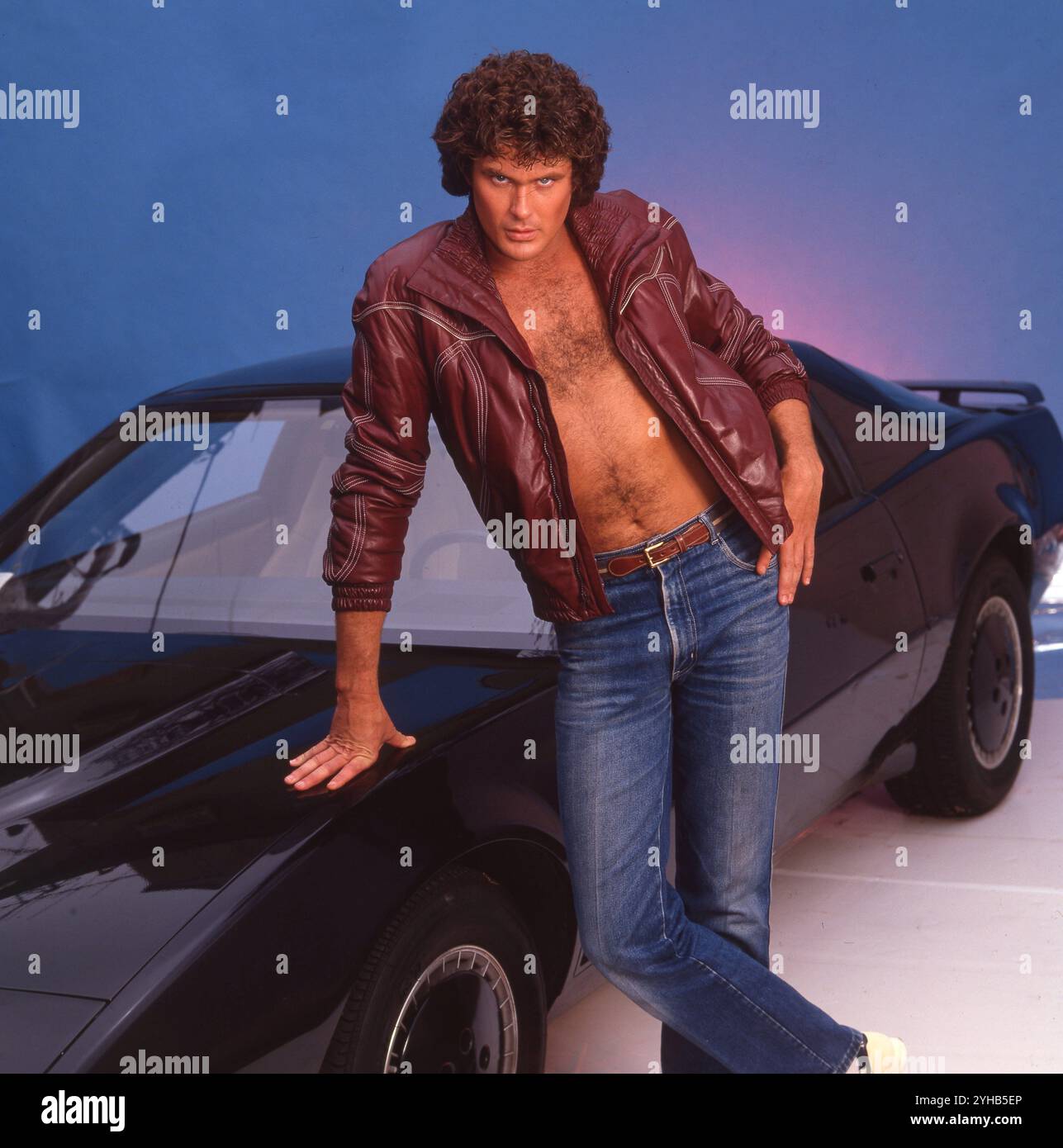 Portrait of David Hasslehoff taken circa 1983 Credit: Langdon/RKA ...