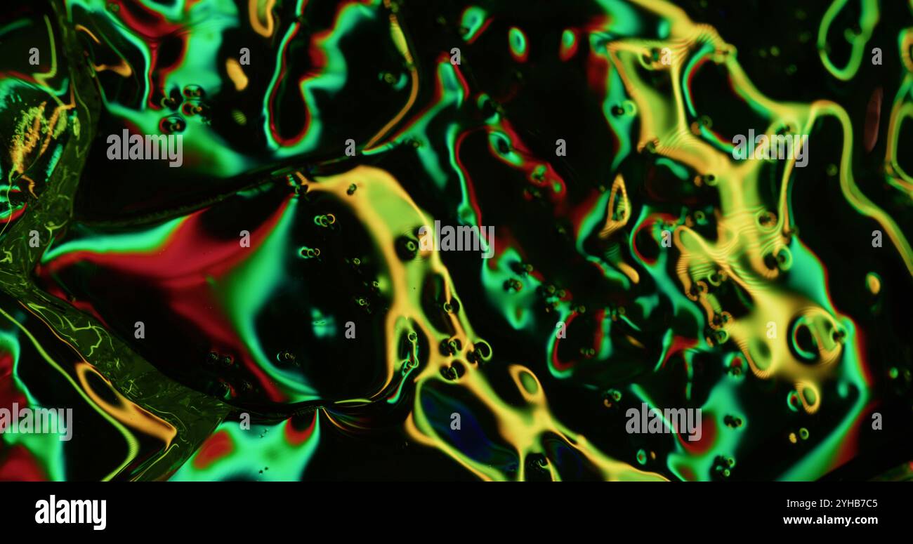 Iridescent background. Multicolor reflection. Fantasy fluctuating ...