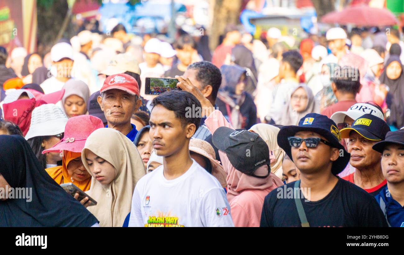Thousand people. Crowded people on the street. Asian people Stock Photo ...