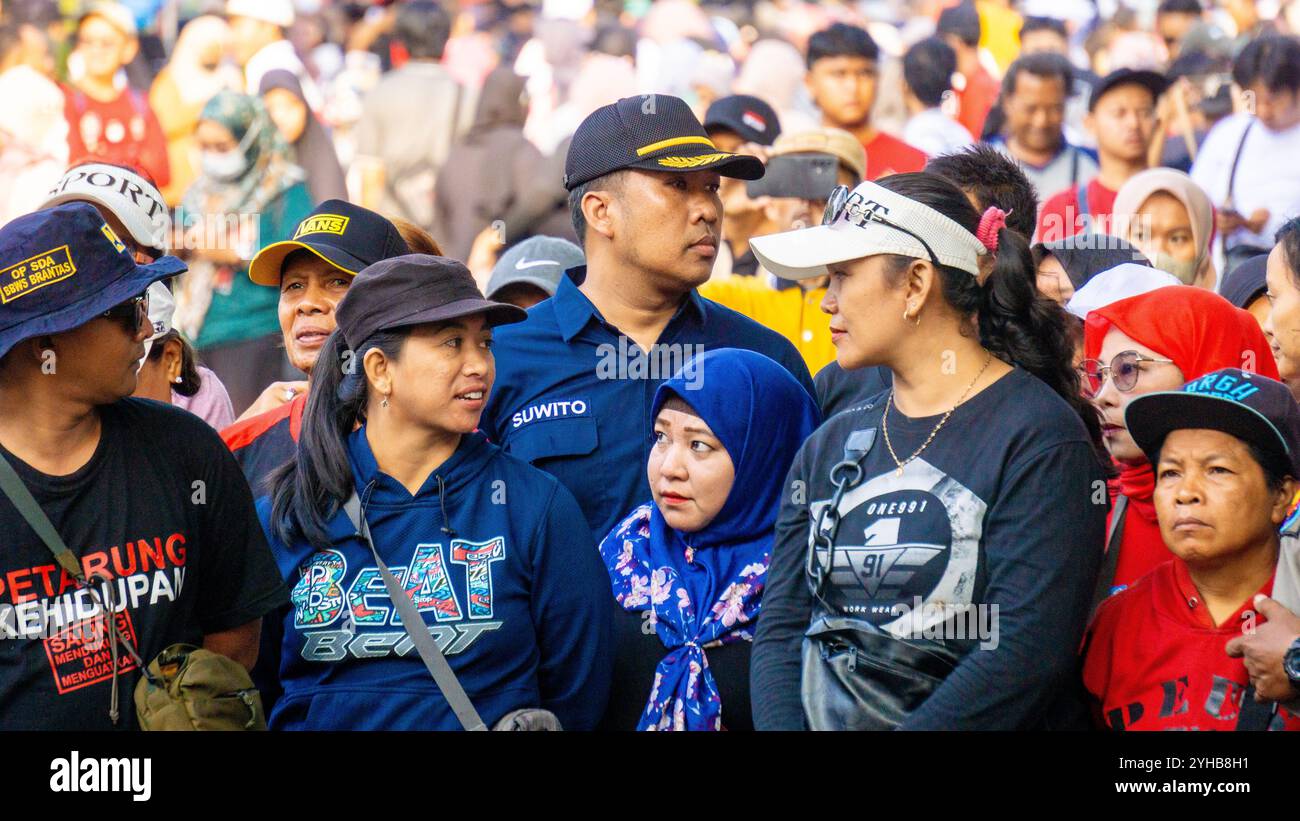 Thousand people. Crowded people on the street. Asian people Stock Photo ...
