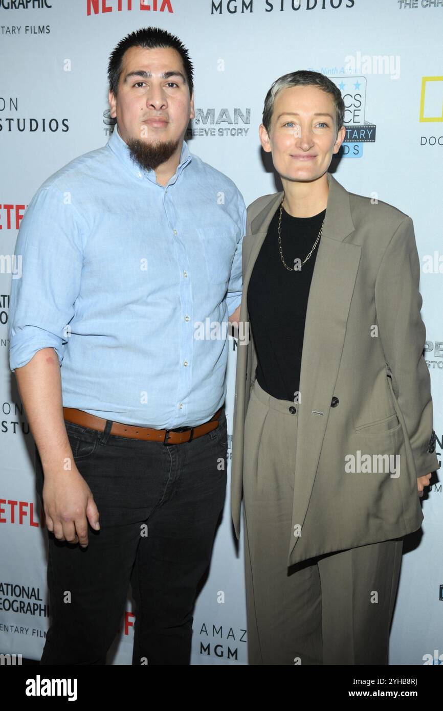 New York, USA. 10th Nov, 2024. Aaron Castro and Maya Gnyp attending The ...