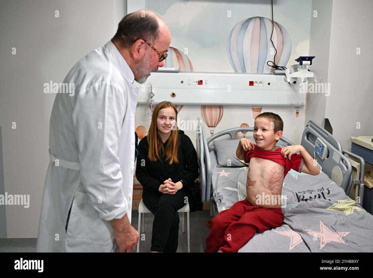LVIV, UKRAINE - NOVEMBER 8, 2024 - Plastic surgeon Clemens Mariel ...