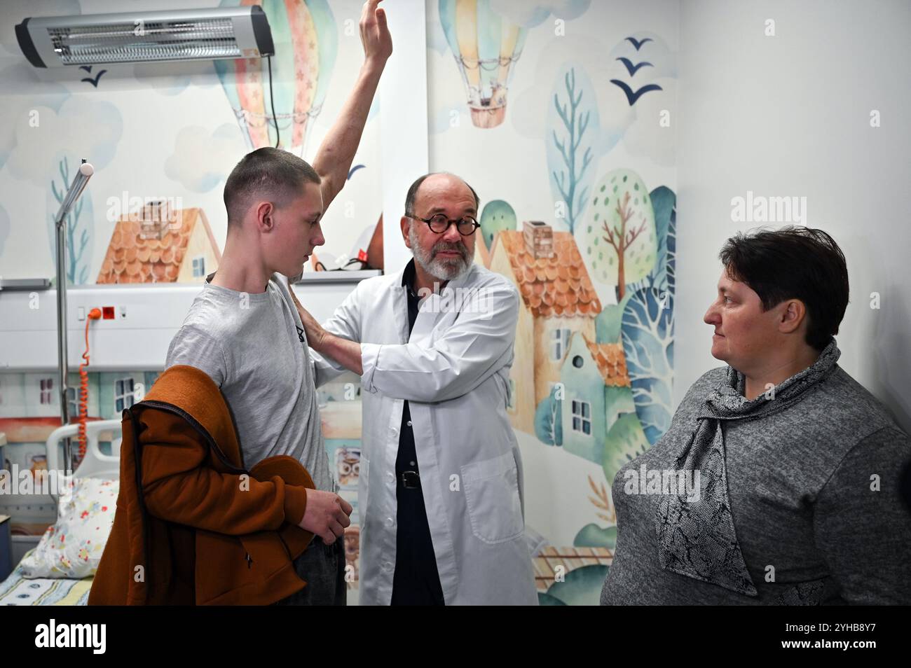 LVIV, UKRAINE - NOVEMBER 8, 2024 - Plastic surgeon Clemens Mariel ...