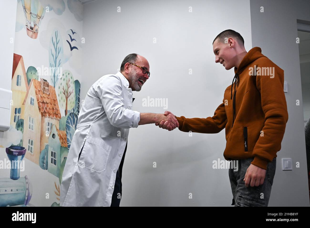 LVIV, UKRAINE - NOVEMBER 8, 2024 - Plastic surgeon Clemens Mariel ...