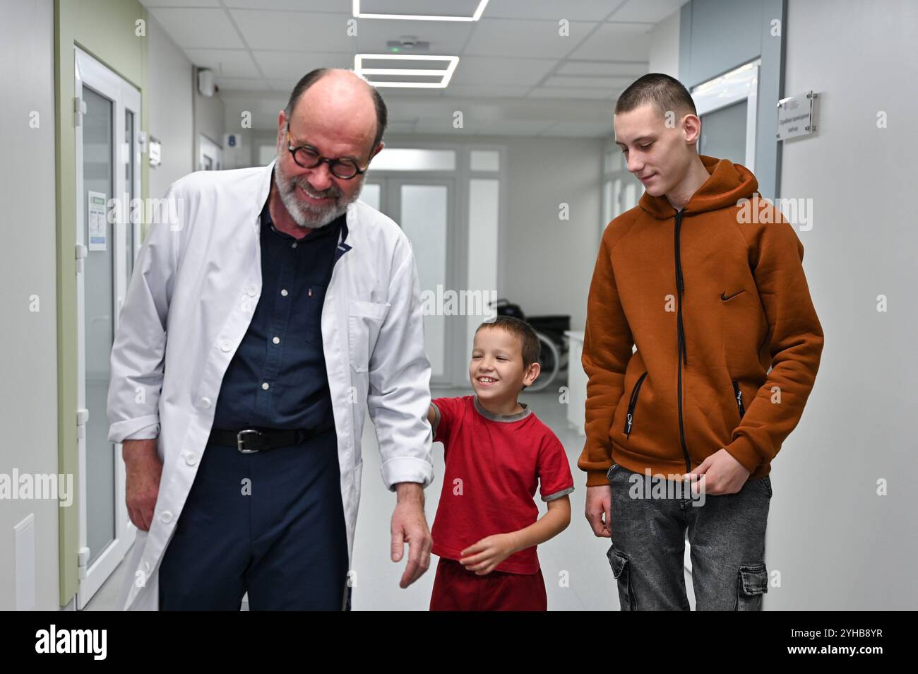 LVIV, UKRAINE - NOVEMBER 8, 2024 - Plastic surgeon Clemens Mariel ...