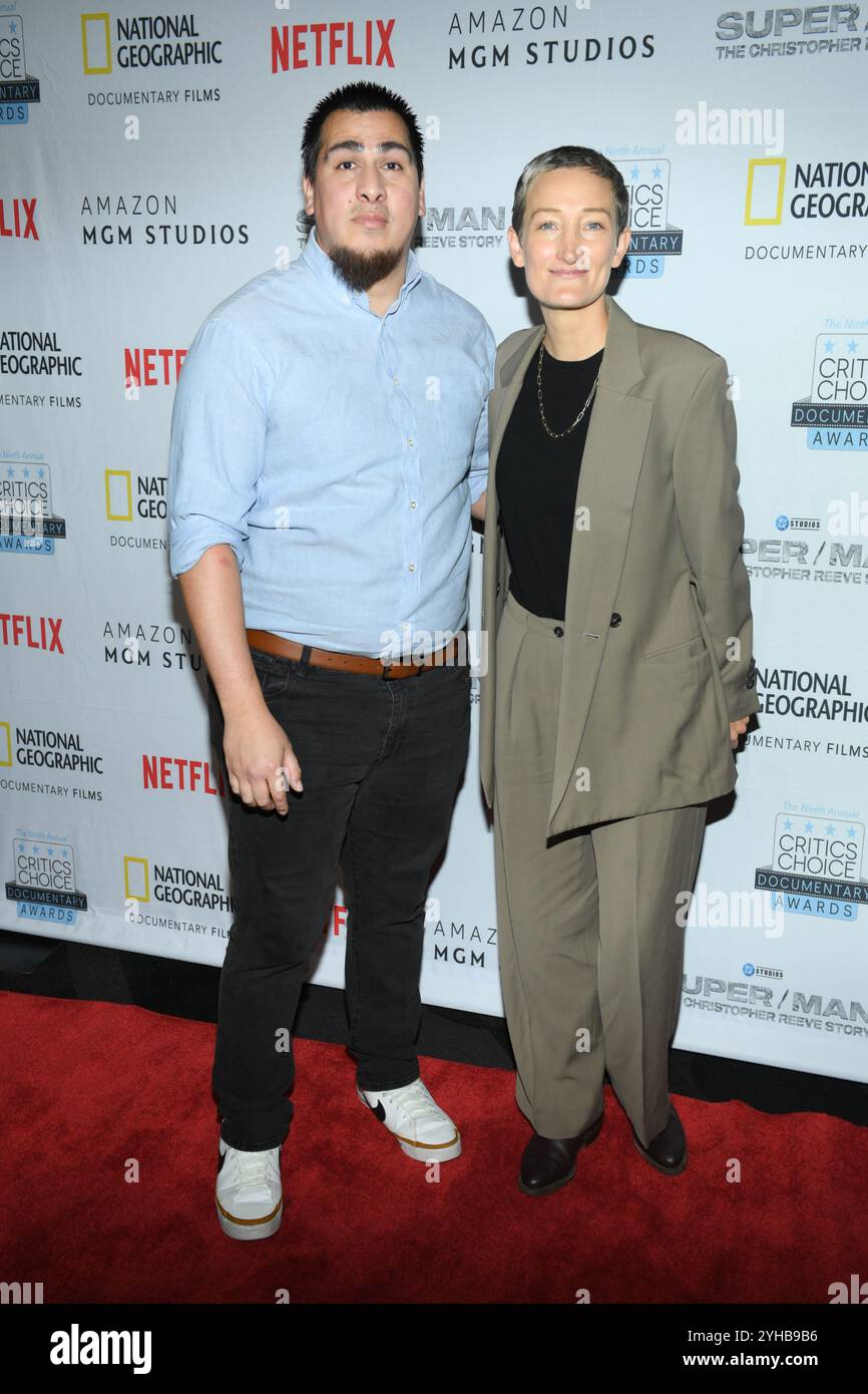 New York, USA. 10th Nov, 2024. Aaron Castro and Maya Gnyp attending The ...
