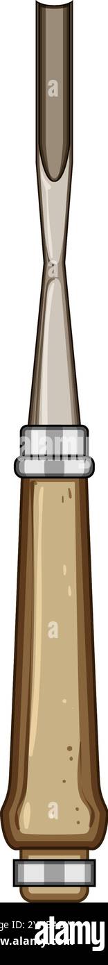 artistry chisel carving cartoon vector illustration Stock Vector Image ...